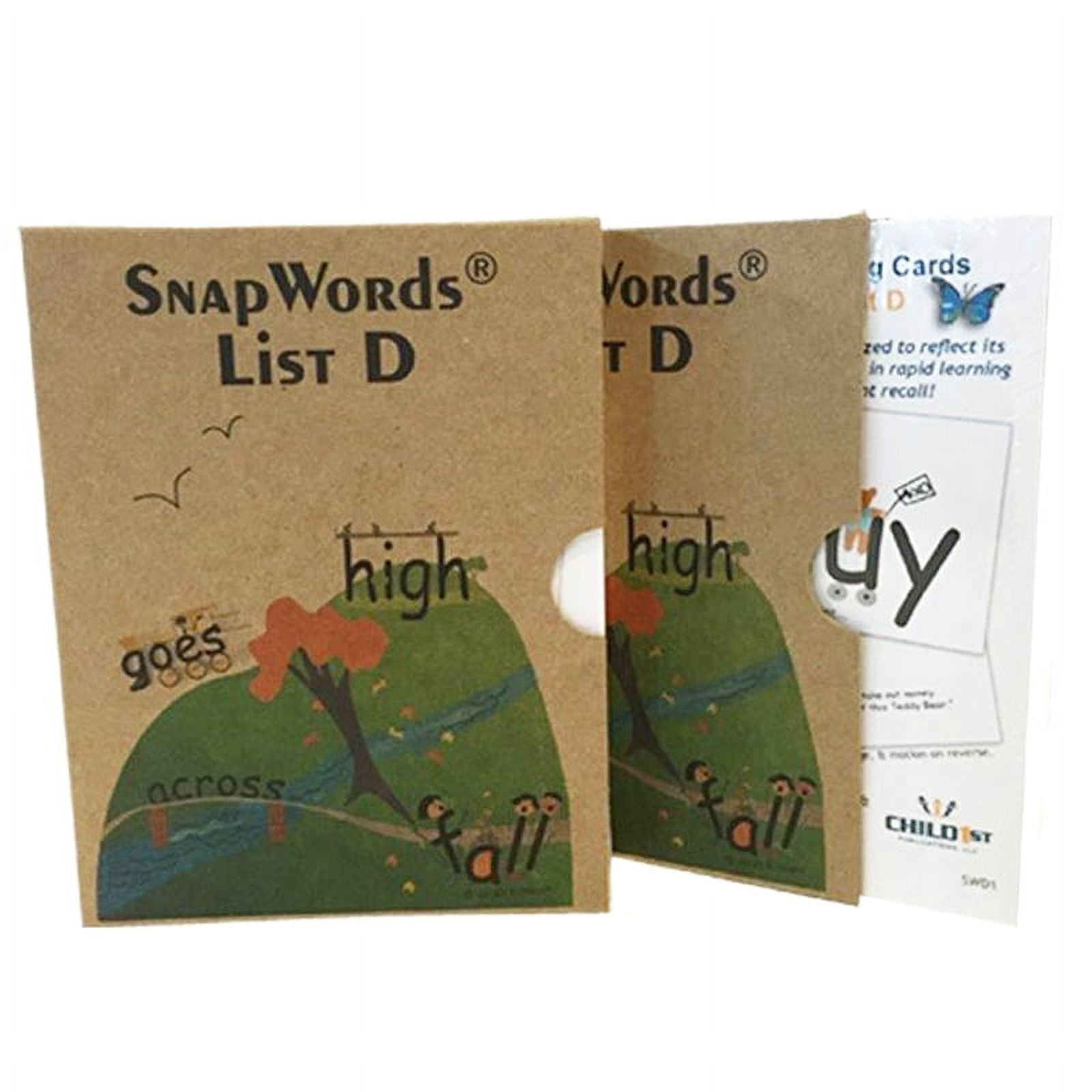 SnapWords® List D Teaching Cards - Walmart.com
