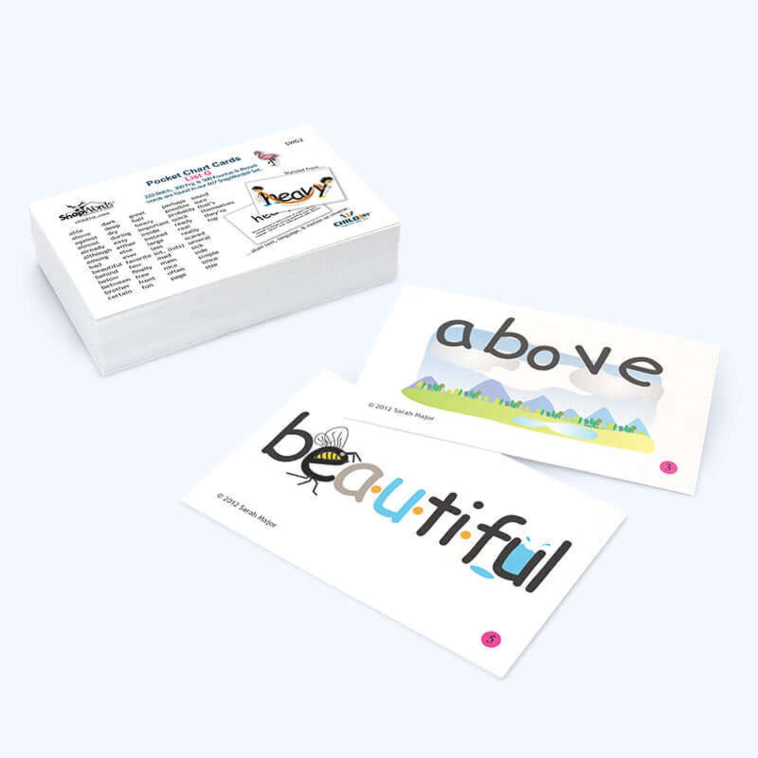 SnapWords® List G Pocket Chart Cards - Walmart.com