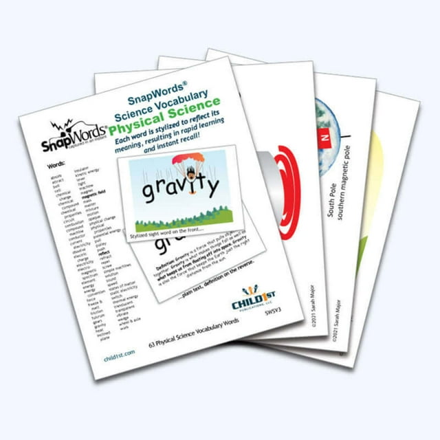 SnapWords® Physical Science Vocabulary - Walmart.com
