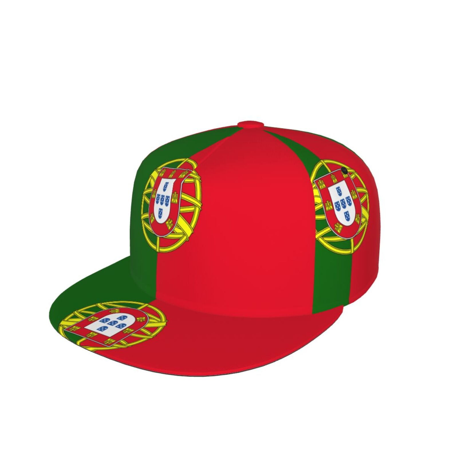 Snapback Hats For Men Women Portugal Flag Flat Bill Brim Baseball Cap ...