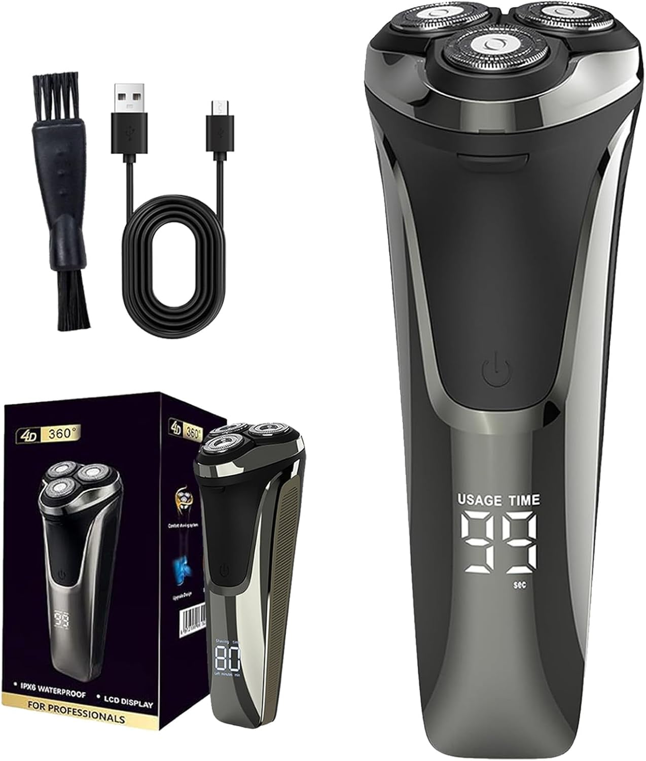 Snapbuy Electric Razor for Men, Snapbuy Razor 4d Rotary Shaver, 2025 ...