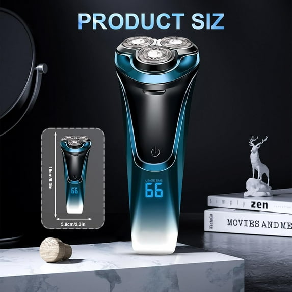 Snapbuy Electric for Men, Waterproof Cordless Shaver with 90-Min ...