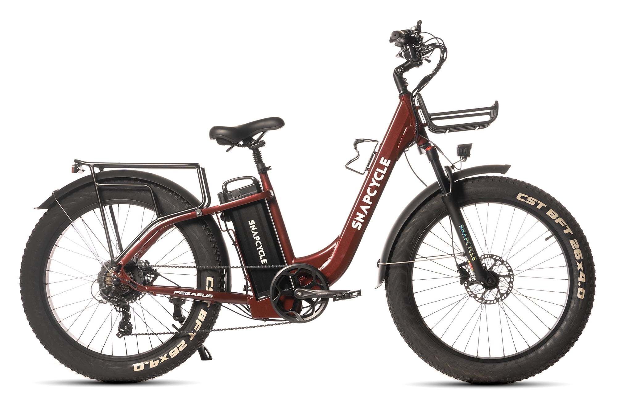 Snapcycle Pegausus Electric Bike for Adults, 750W Peak Motor, 28MPH ...