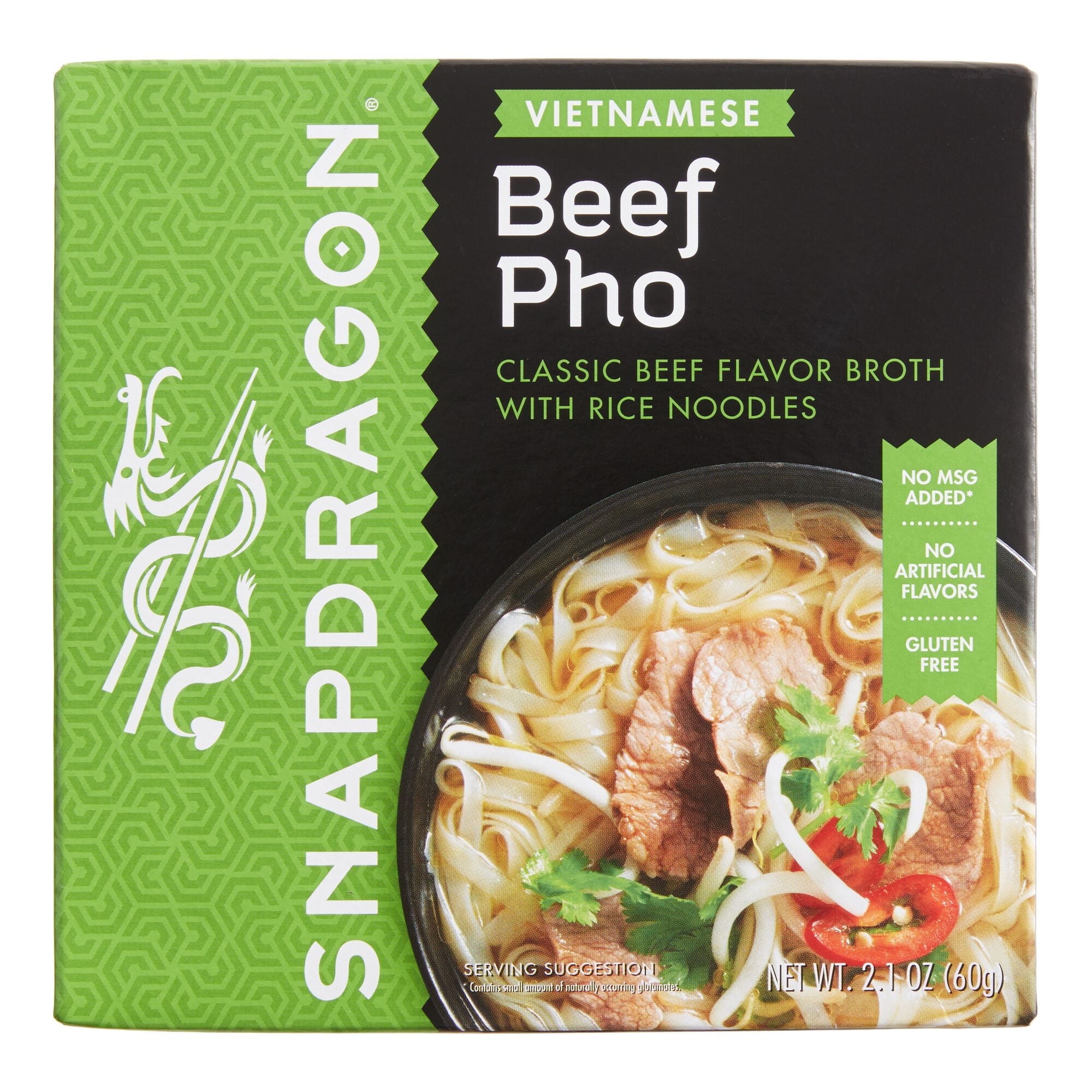 Snapdragon Beef Vietnamese Pho Soup Bowl 2.1 oz 2 each - Walmart.com