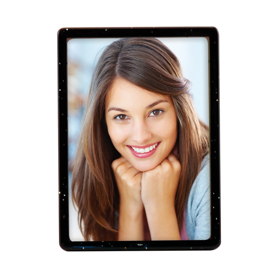 Snapins 2x2.875 Black Photo Magnet with Tabletop Easel Picture Frames ...