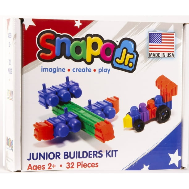 Snapo Jr. Junior Builders Kit (32pcs) - Walmart Business Supplies