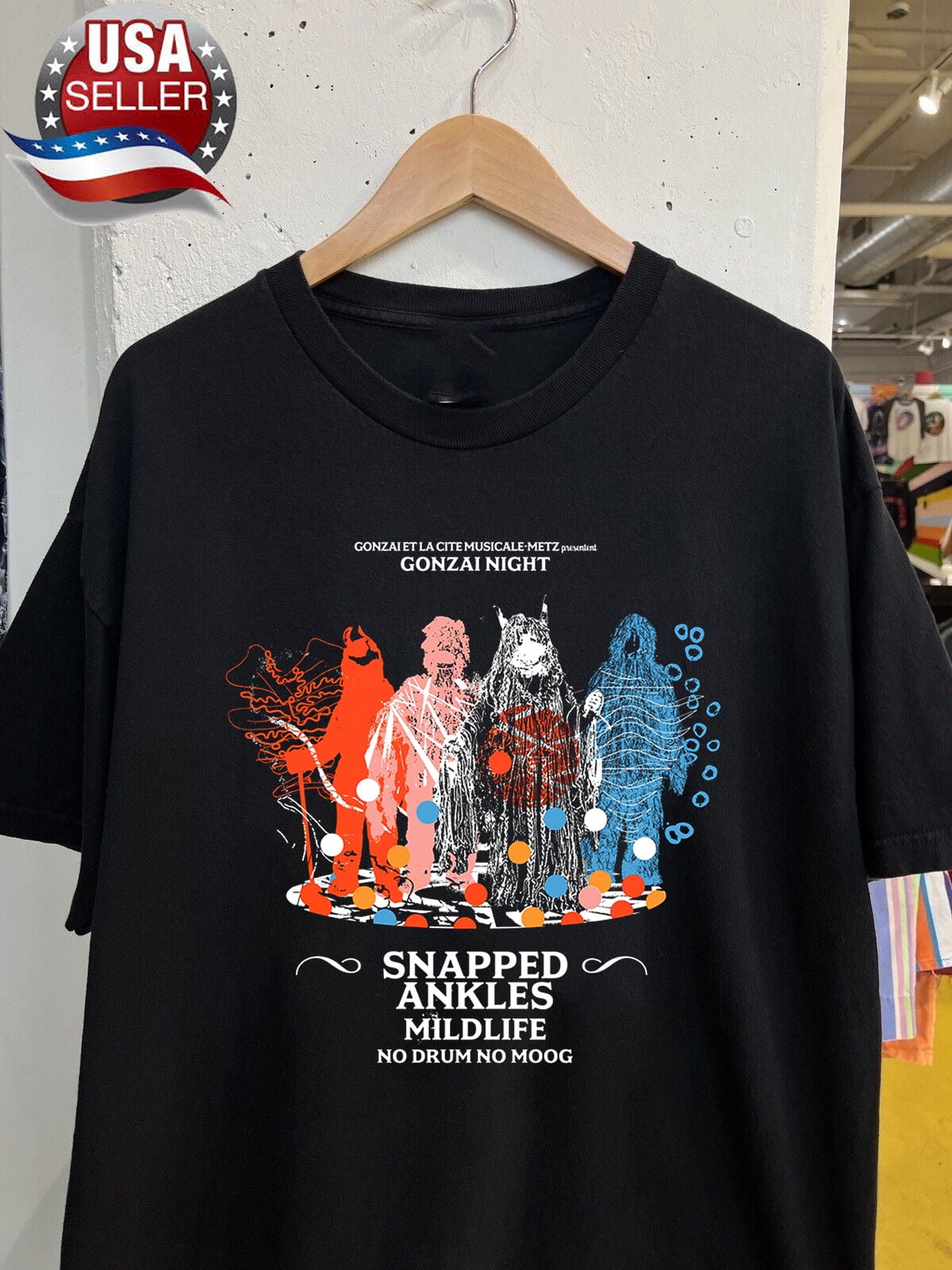 Snapped Ankles Band Mildlife No Drum No Moog T Shirt Full Size S-5XL ...