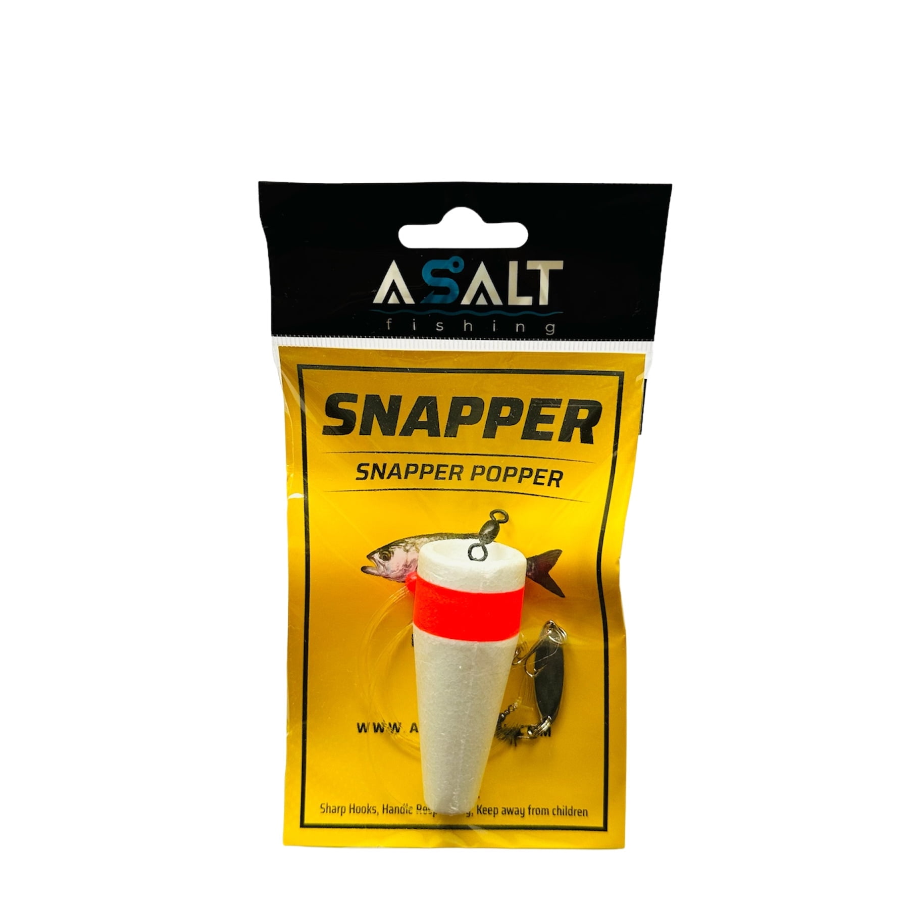Asalt Fishing Snapper Popper Fishing Lures with Tube Worm - Walmart.com