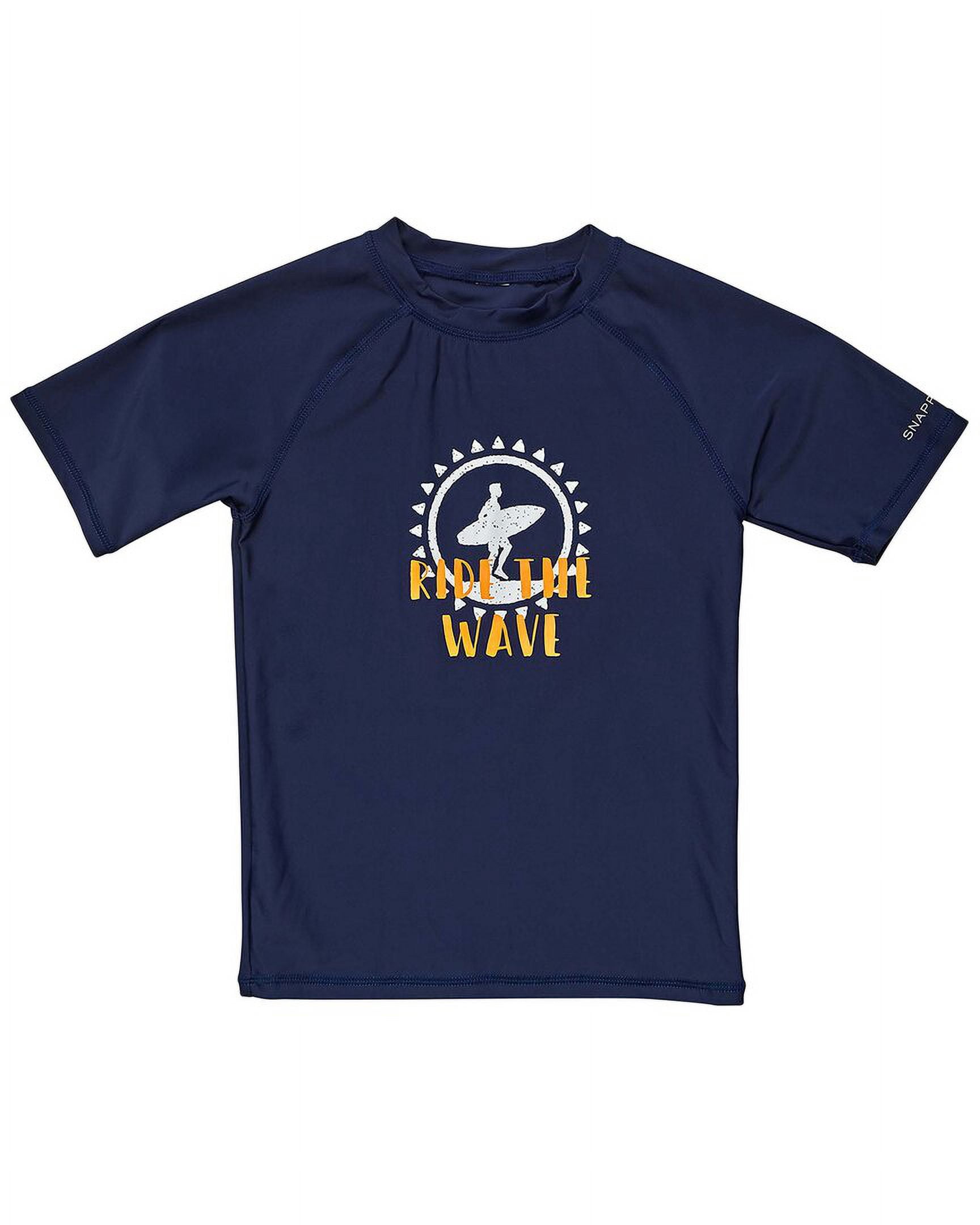 Snapper Rock boys Ride The Wave Rash Top, 2, Blue - Walmart.com