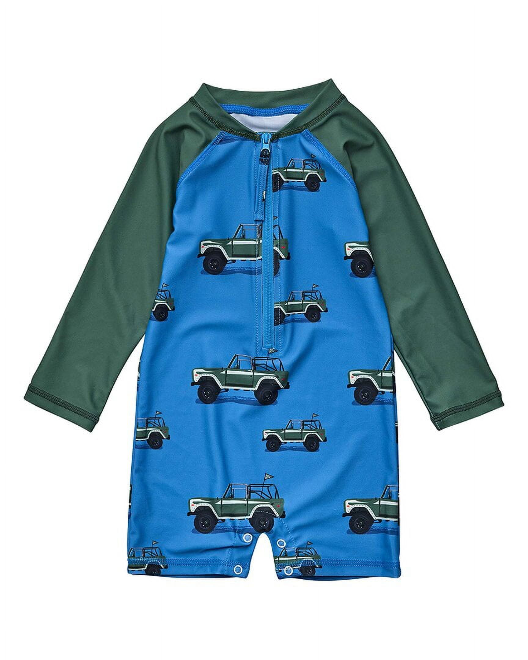 Snapper Rock boys Surf Safari Sunsuit, 1, Blue - Walmart.com
