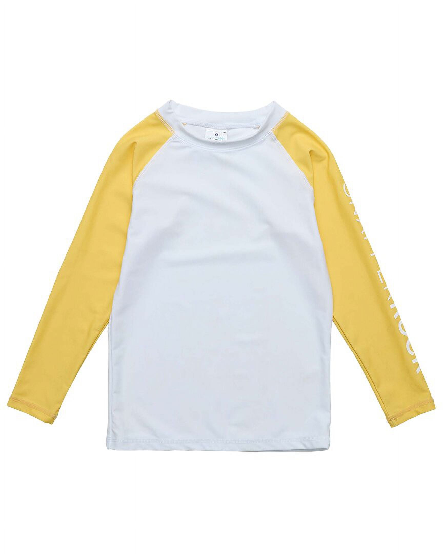Snapper Rock boys Sustainable Rash Top, 2, White - Walmart.com