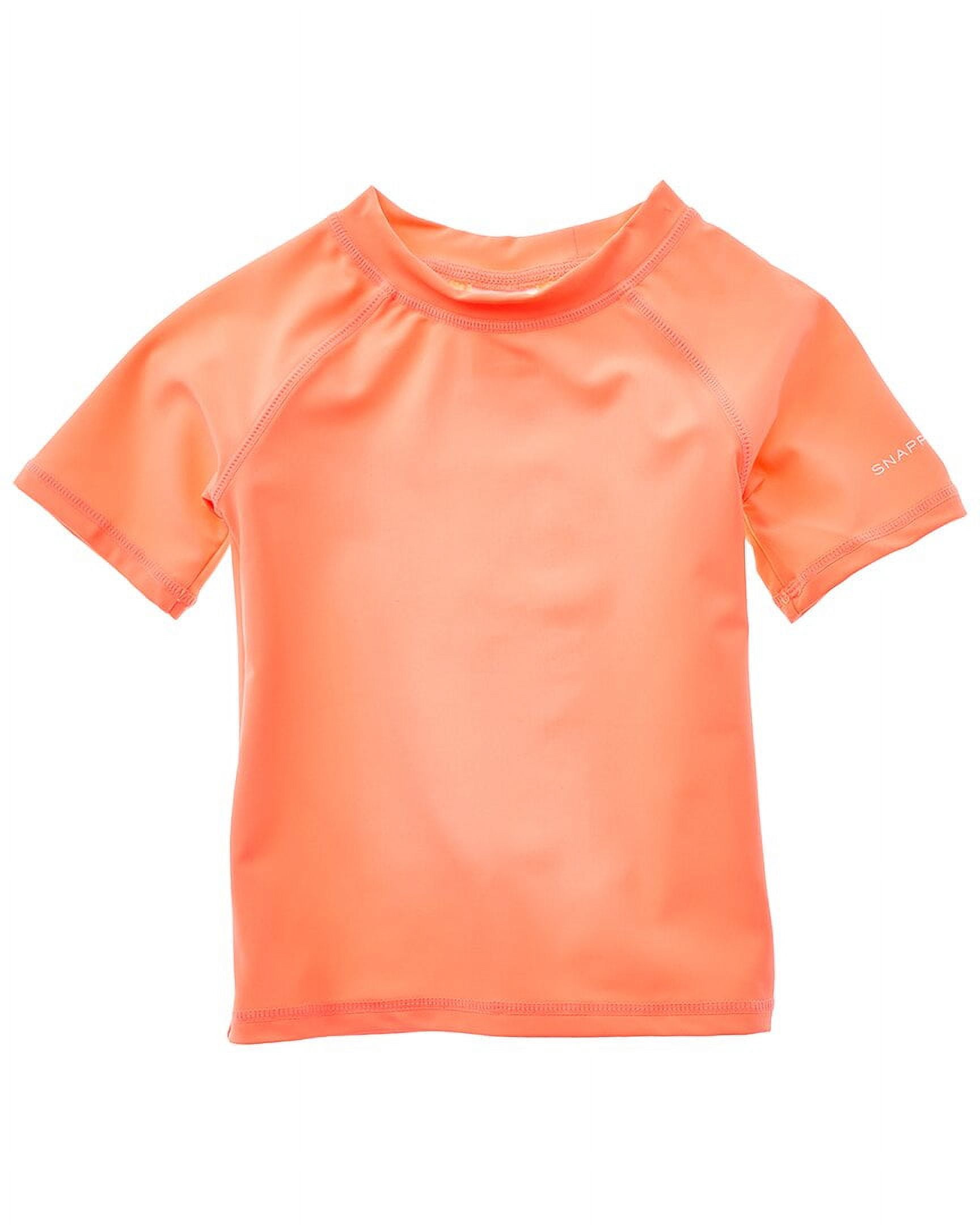 Snapper Rock boys Tangerine Rash Top, 6, Orange - Walmart.com