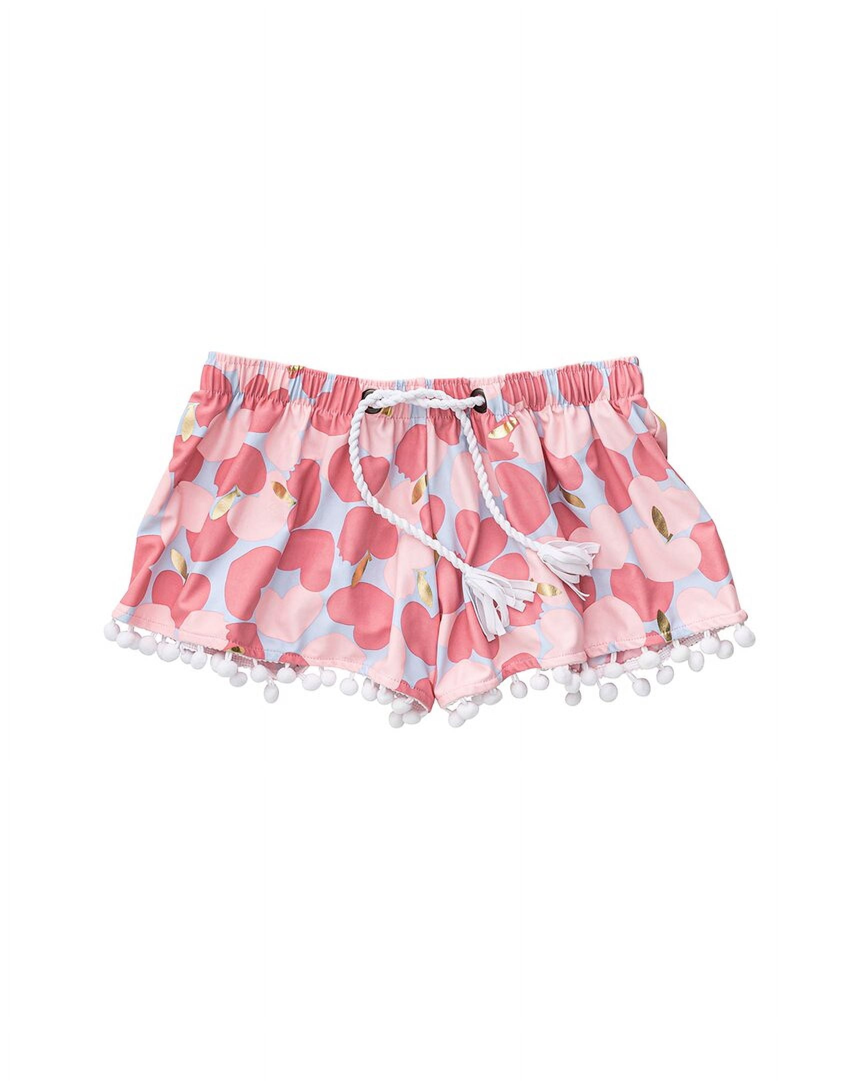 Snapper Rock girls Apple Love Swim Short, 8, Pink - Walmart.com
