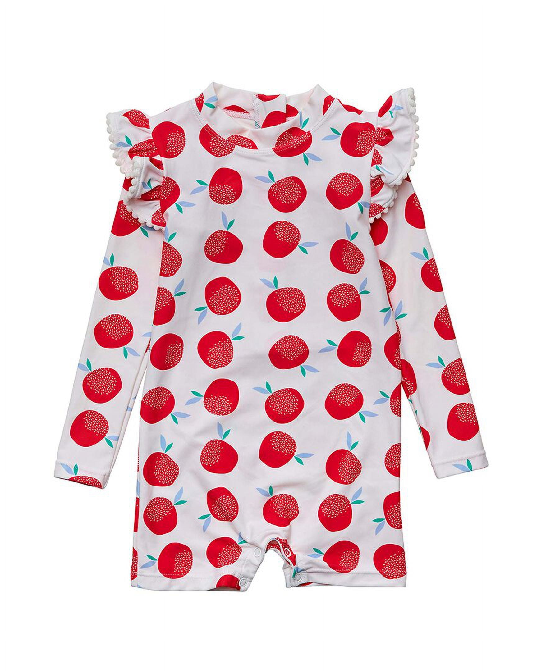 Snapper Rock girls Juicy Fruit Sunsuit, 4, Blue - Walmart.com