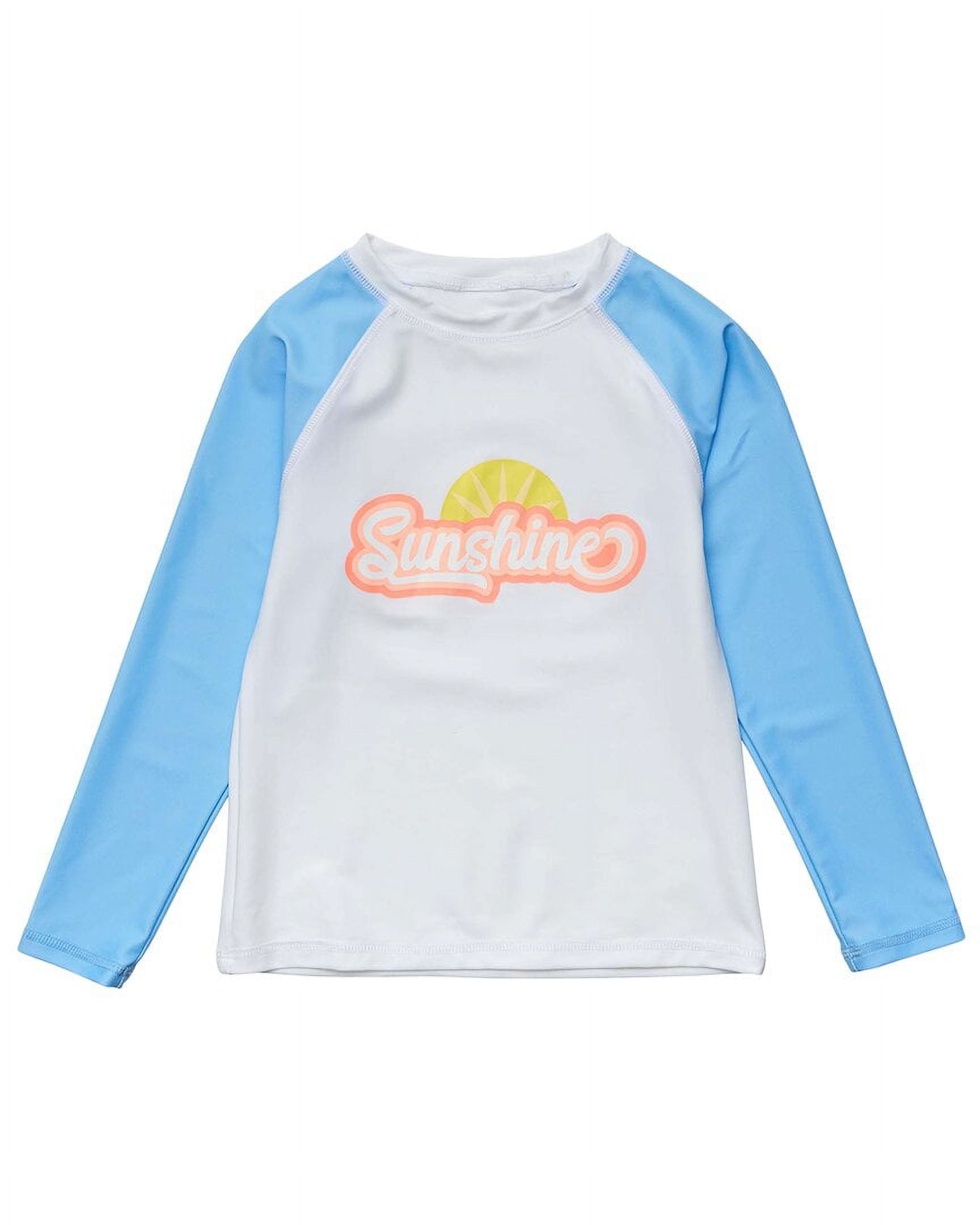 Snapper Rock girls Sunshine Rash Top, 3, Yellow - Walmart.com
