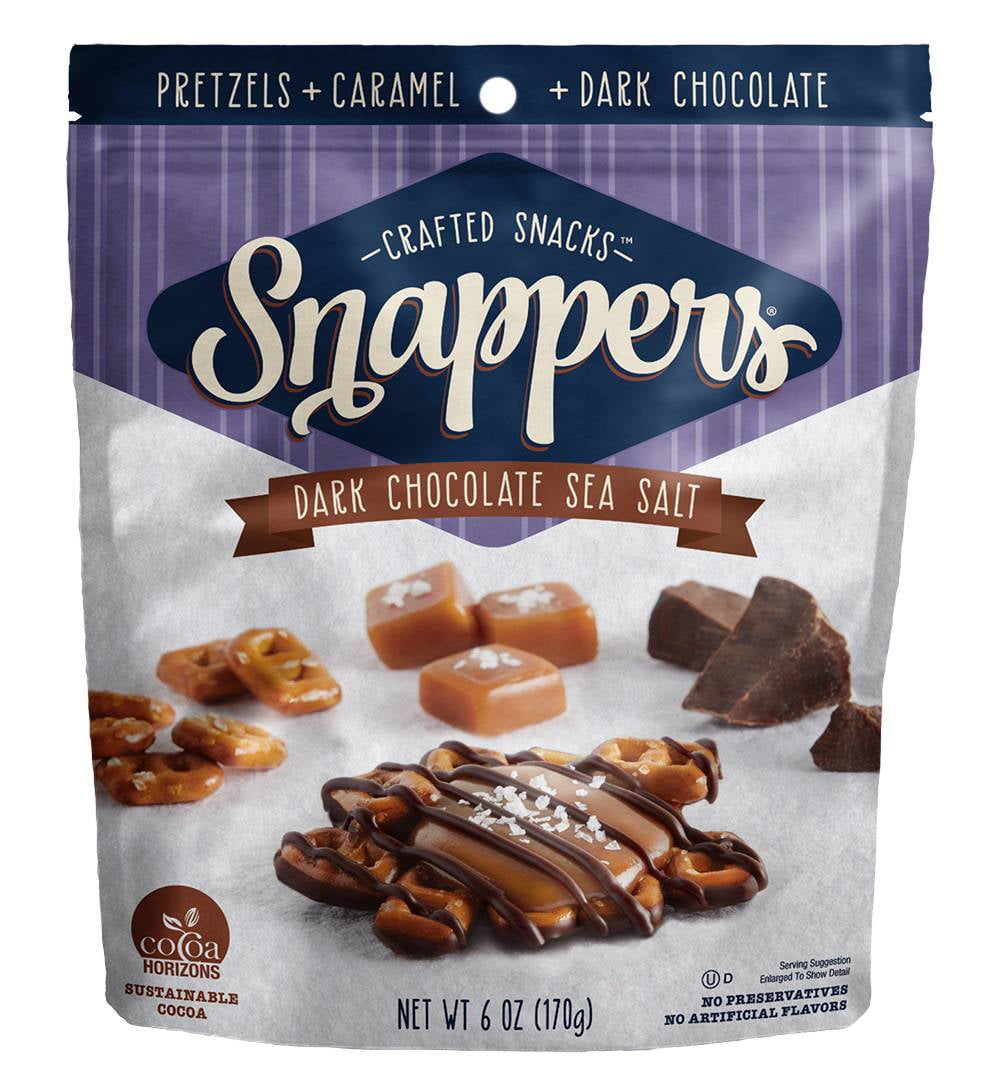 Snappers Dark Chocolate Sea Salt, 6 oz - Case of 6 - Walmart.com