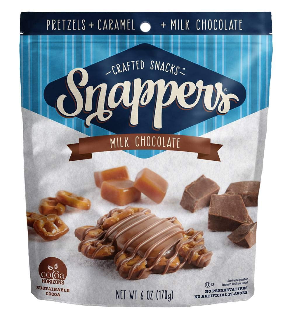 Snappers Pretzel Milk Chocolate, ZS23 6 Ounce - 6 per case. - Walmart.com