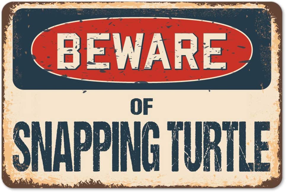 Snapping Turtle, 7" X 10" Sign - Walmart.com