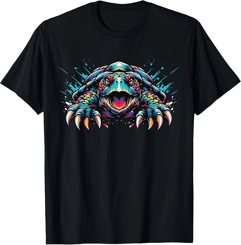 Snapping Turtle Splash Art, Snapping Turtle T-Shirt - Walmart.com