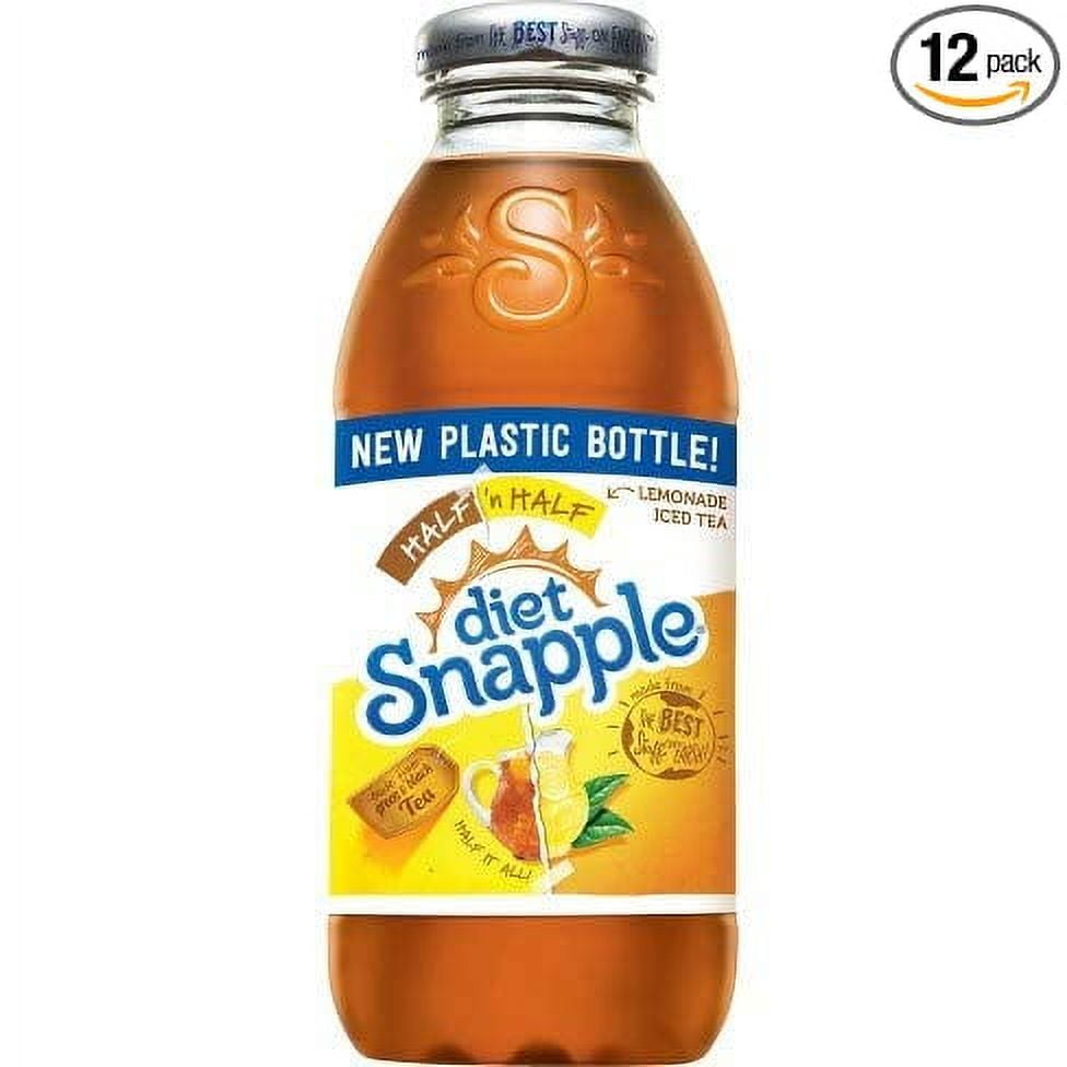 Snapple Variety Drinks, Diet Half 'n Half Lemonade Iced Tea, 16 oz ...