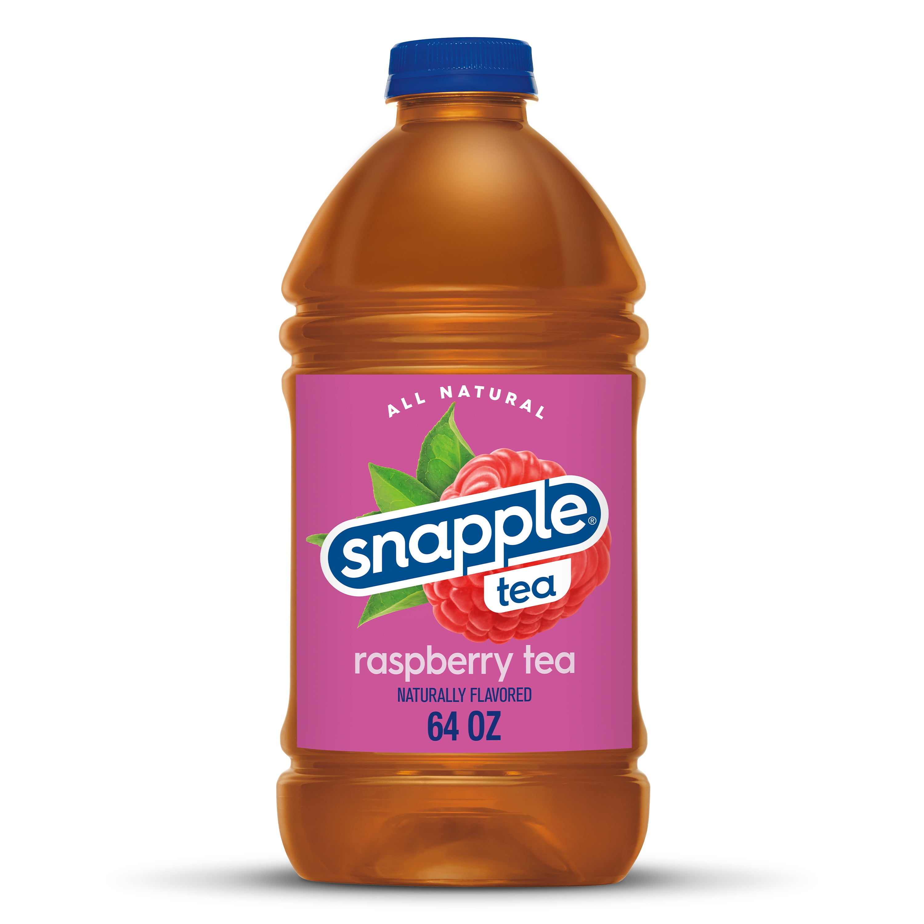 Snapple All Natural Raspberry, Iced Bottled Tea Drink, 64 fl oz ...