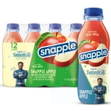 Flavored Snapple Apple Juice Drink, 16 fl oz, 12 Count Bottles ...