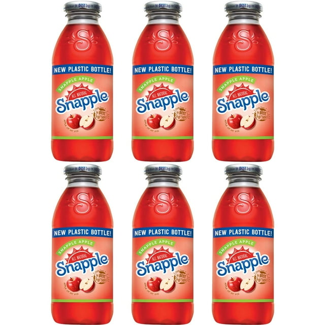 Snapple Apple, Made From The Best Stuff On Earth, All Natural, 16oz ...