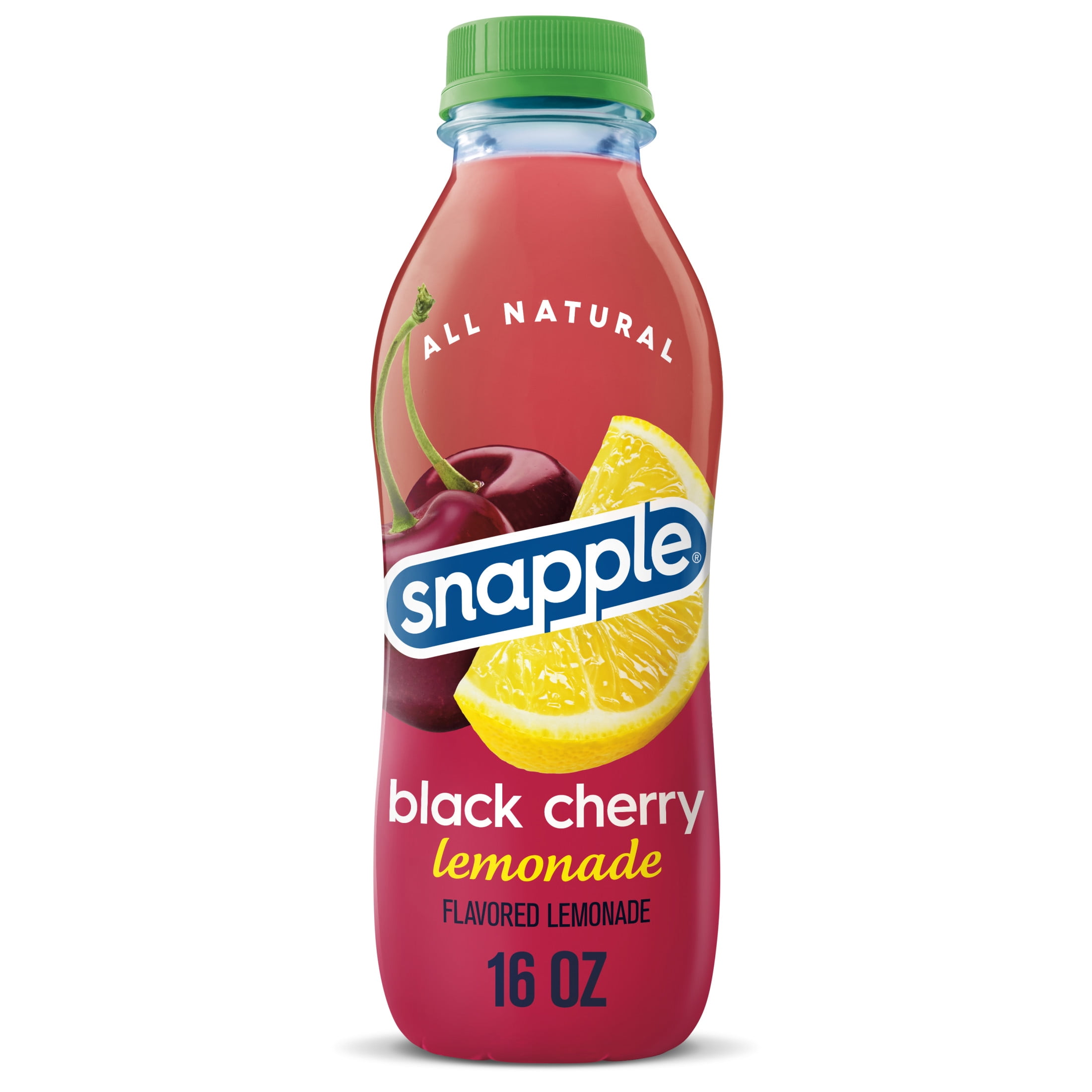 Snapple Black Cherry Lemonade Juice Drink, 16 fl oz, Bottle - Walmart.com