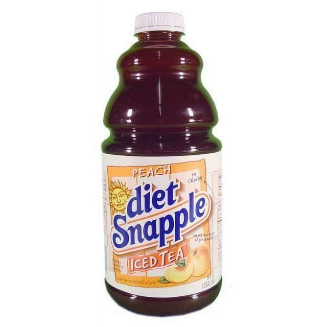 Snapple Diet Peach Tea, All Natural, Made from Green and Black Tea ...