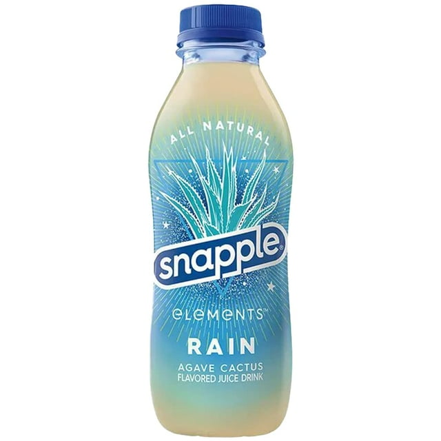 Snapple Element Rain Agave Cactus Drink - 15.9oz, Pack of 12 Recyclable ...