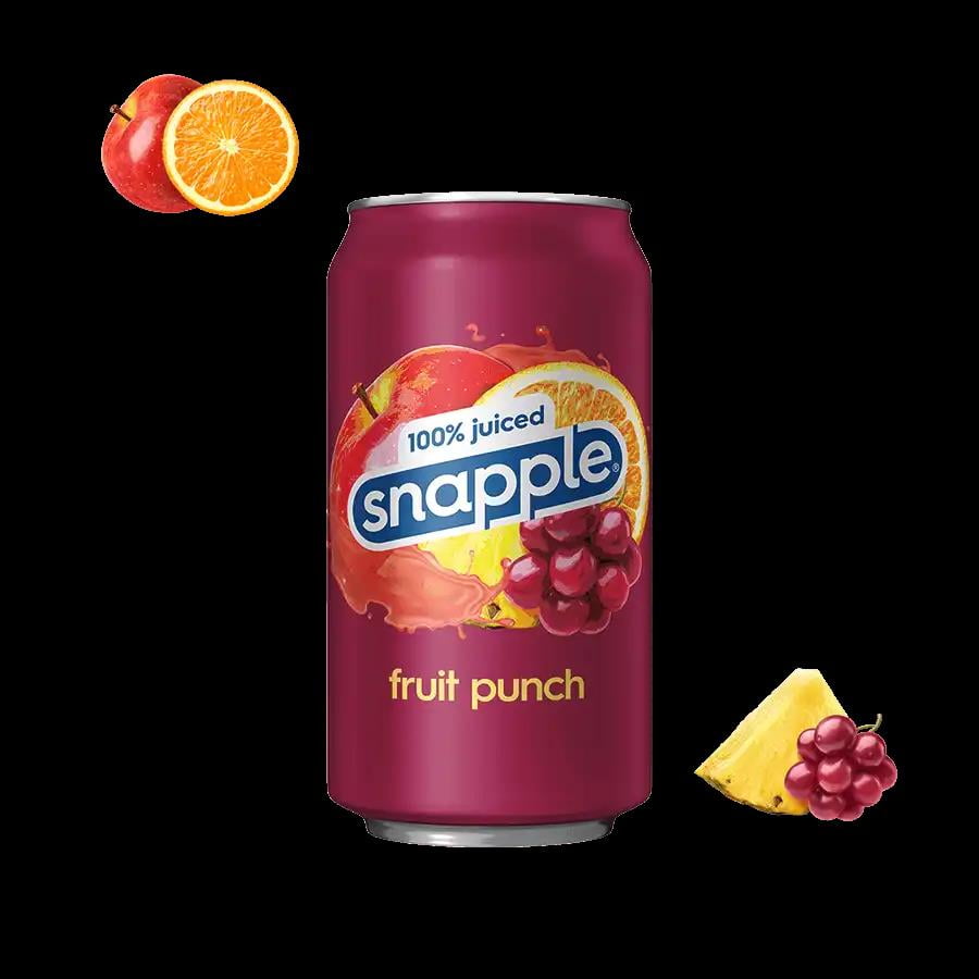 Snapple Fruit Punch, All Natural, 11.5oz Can (Pack of 15) - Walmart.com