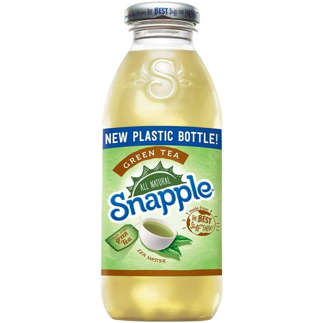 Snapple Sweet Green Tea, 16 fl oz, Pack of 24 Plastic Bottles - Walmart.com