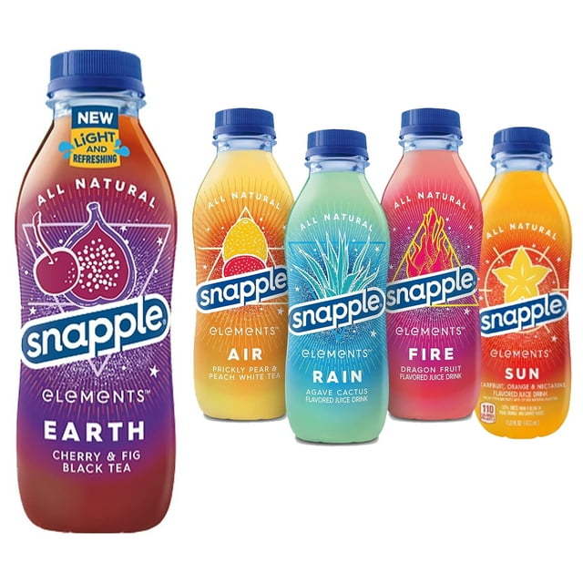 Snapple Juice Drink Variety Pack, Fire Dragon fruit, Air Prickly Pear ...