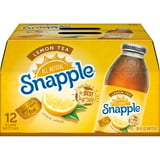 Snapple Lemon Tea, 16 fl oz glass bottles, 12 pack - Walmart.com