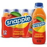 Snapple Mango Madness Juice Drink, 16 fl oz, 12 Count Bottles - Walmart.com