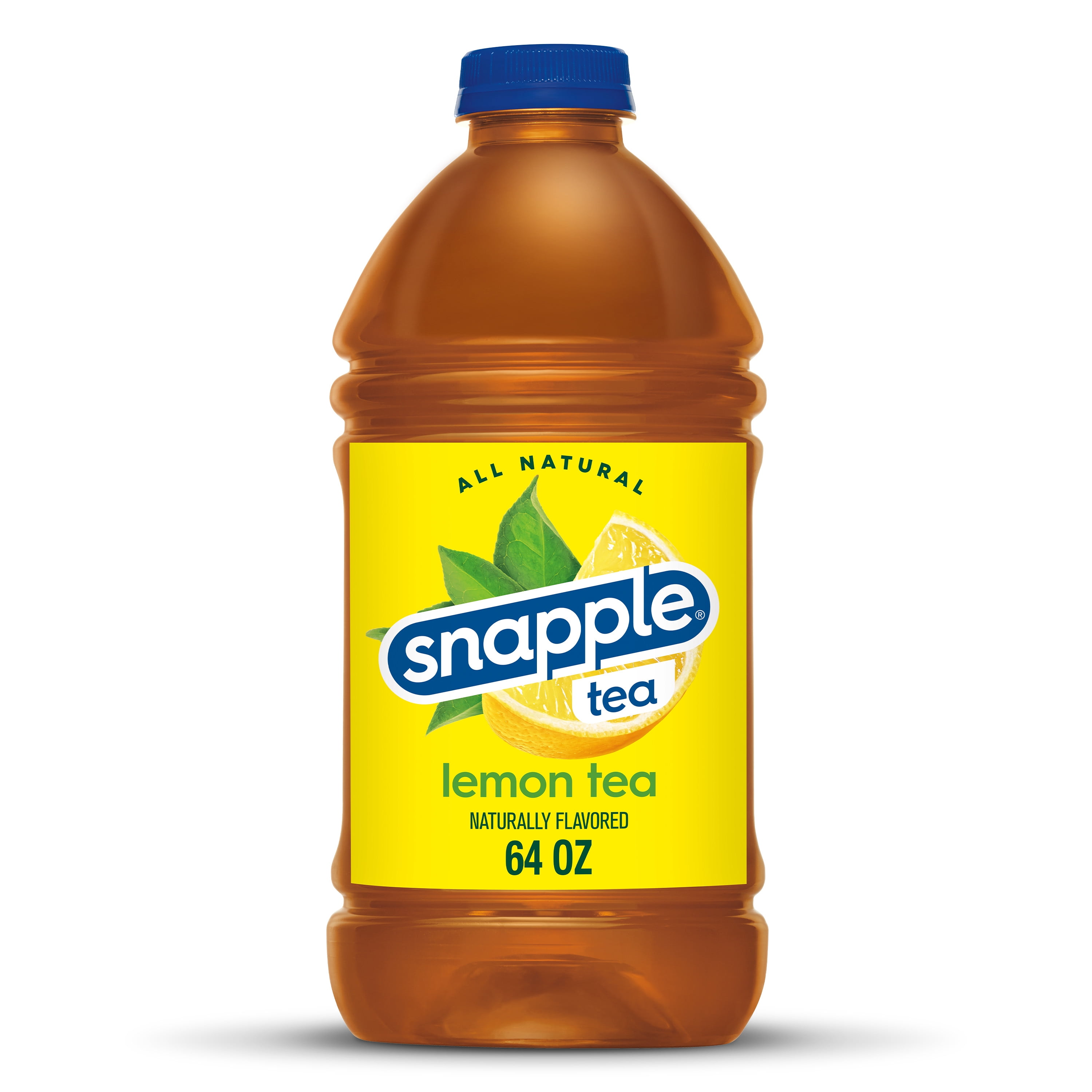 Snapple Natural Lemon, Bottled Tea Drink, 64 fl oz - Walmart.com