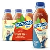 Snapple Peach Tea, Natural, Gluten-Free, 8 fl oz, 8 Mini Bottles, Black ...