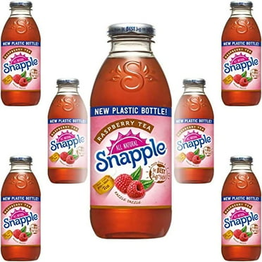 Snapple All Natural Refreshing Raspberry Peach, 16 Fl Oz, Pack of 8 ...