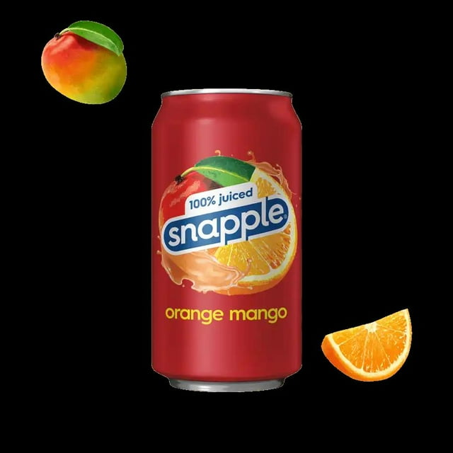 Snapple Orange Mango, All Natural, 11.5oz Can (Pack of 15) - Walmart.com