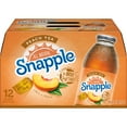 Snapple Peach Tea, 16 fl oz glass bottles, 12 pack - Walmart.com