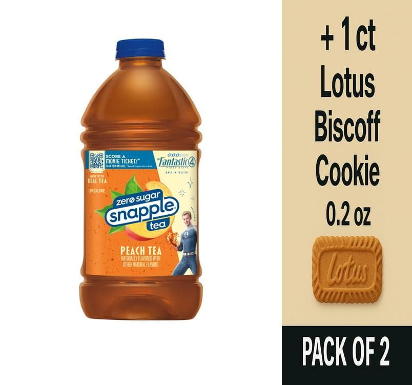 Snapple Peach Tea Zero Sugar The Fantastic Four: First Steps Limited ...
