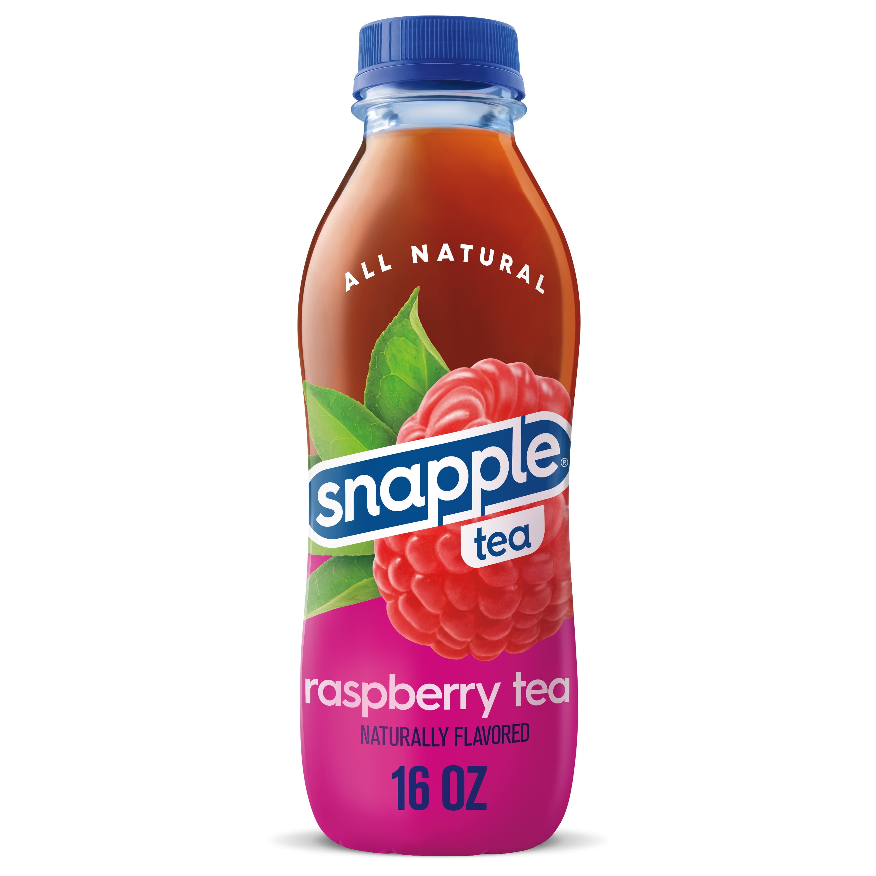 Snapple Natural Raspberry, Bottled Tea Drink, 16 fl oz - Walmart.com