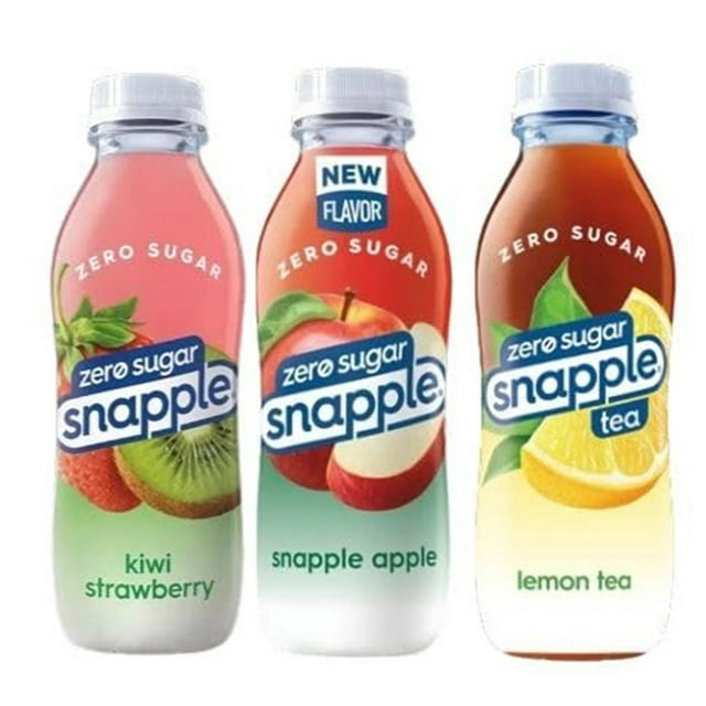 Snapple Zero Sugar Sweet Drink Variety Pack - Kiwi Strawberry, Snapple ...