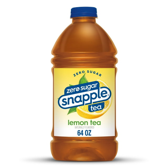 Snapple Zero Sugar Lemon, Bottled Tea Drink, 64 fl oz - Walmart.com