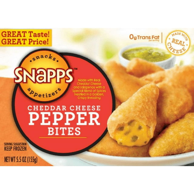 Snapps 5.5oz Cheddar Jalapeno Bites - Walmart.com