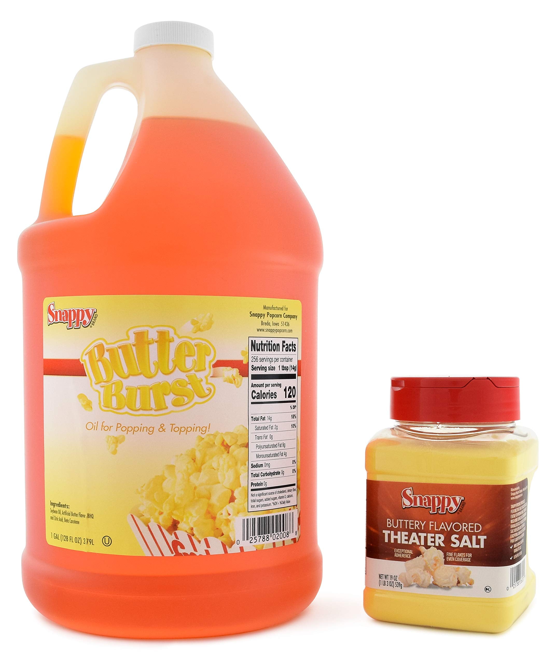 Snappy Butter Burst Flavored ESF27 Popcorn Kit, Buttery Flavored ...