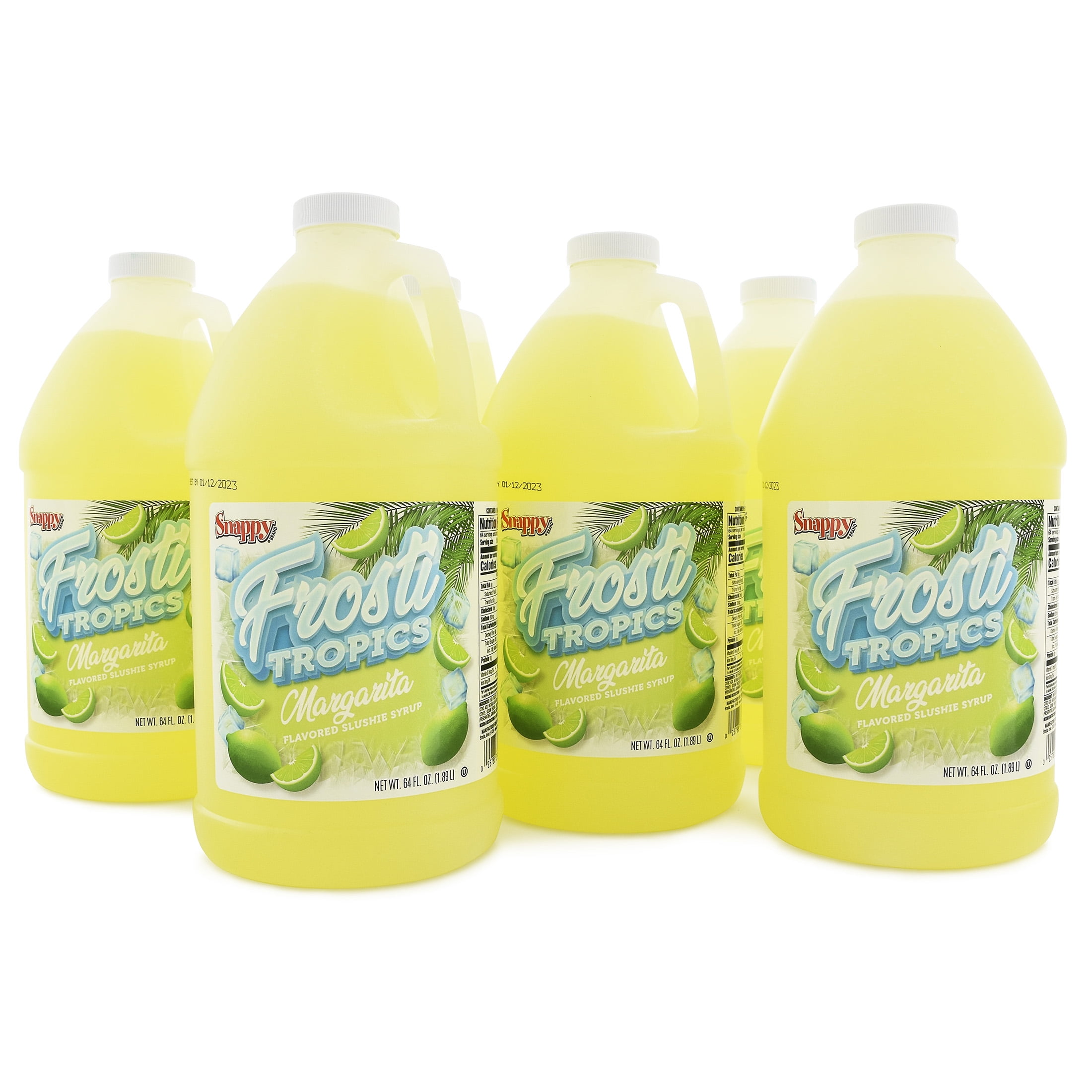 Snappy Frosti Tropics Margarita Slush Mix, 1/2 Gallon, 6 Pack - Walmart.com