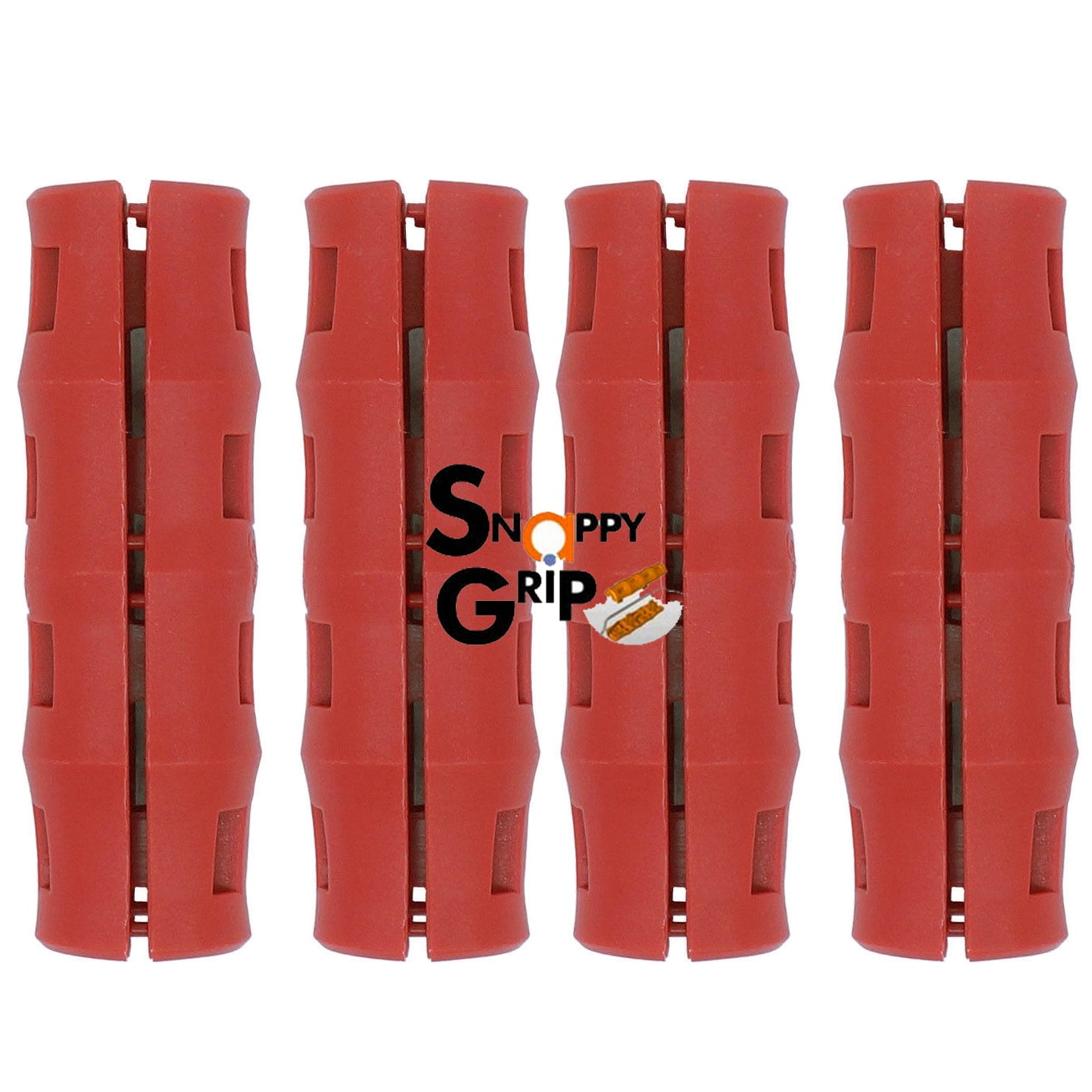Snappy Grip Red Ergonomic Replacement Bucket Handles 4 Pack - Walmart.com