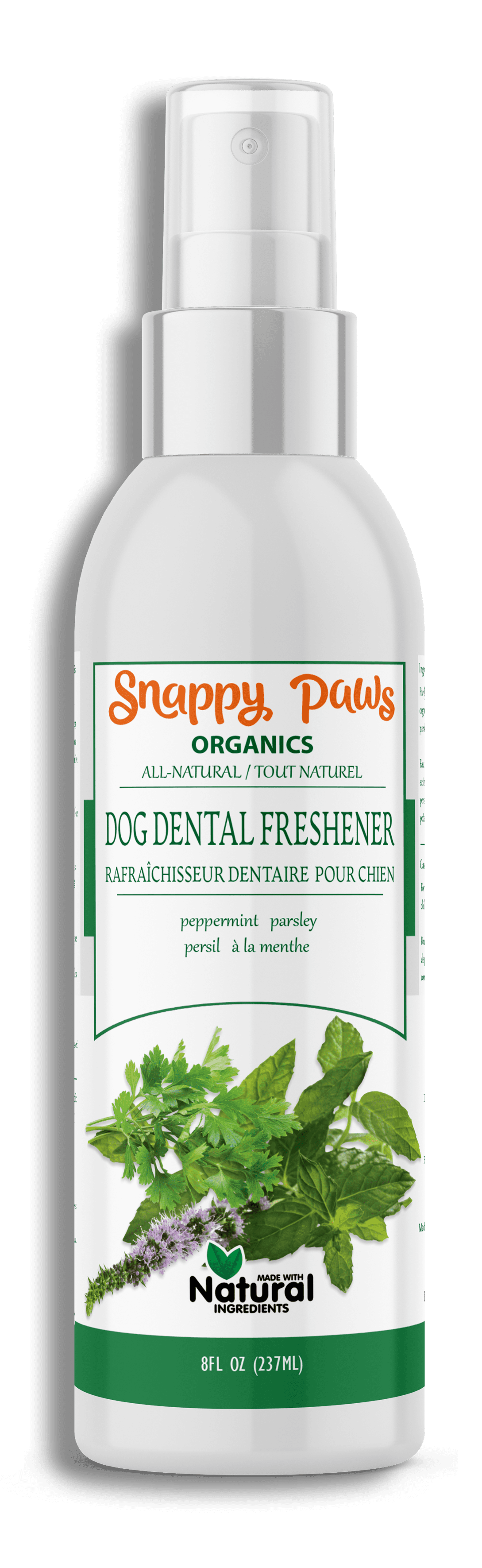 Snappy Paws, Dog Dental Freshener, 8oz Bottle - Walmart.com