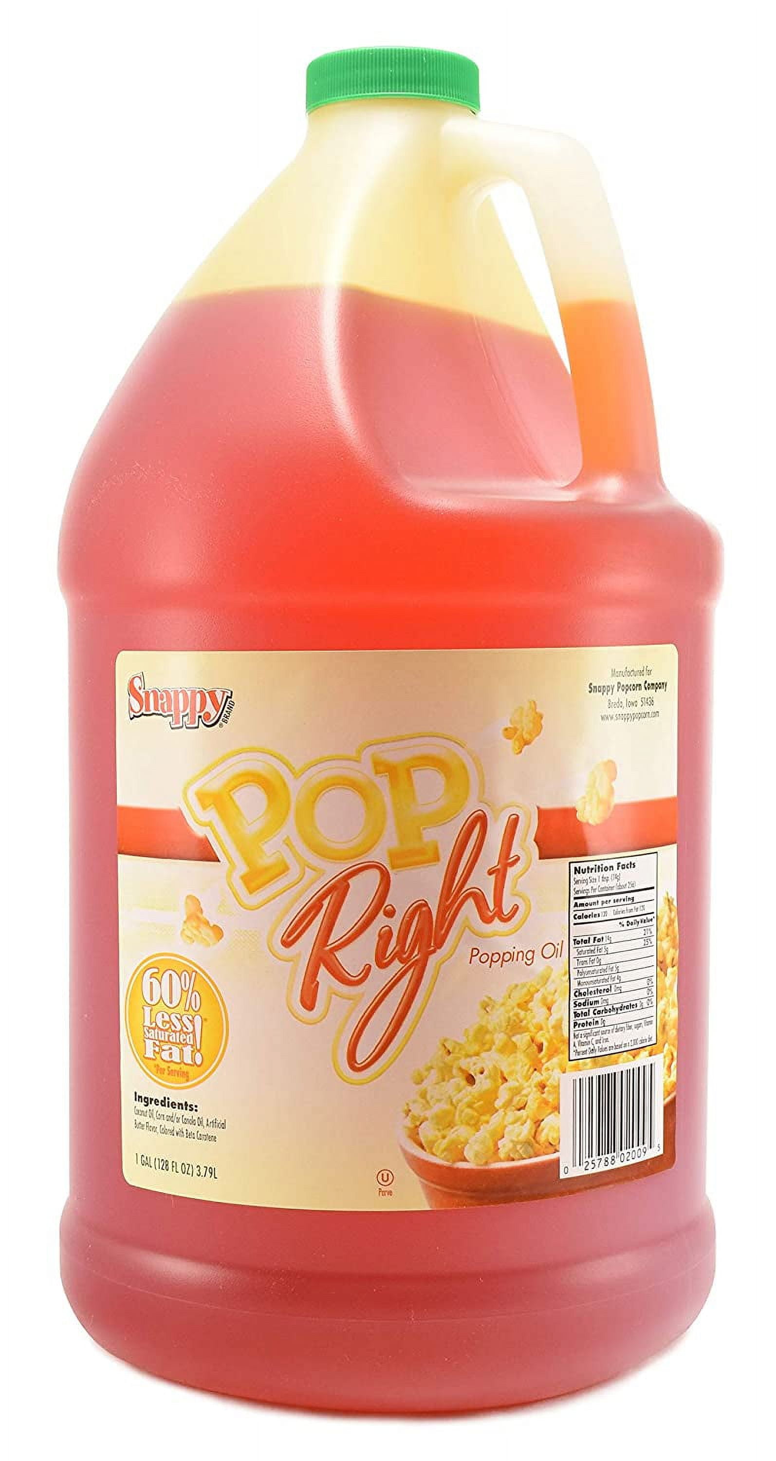 Snappy Pop Rite Popcorn Oil, 1 gallon - Walmart.com